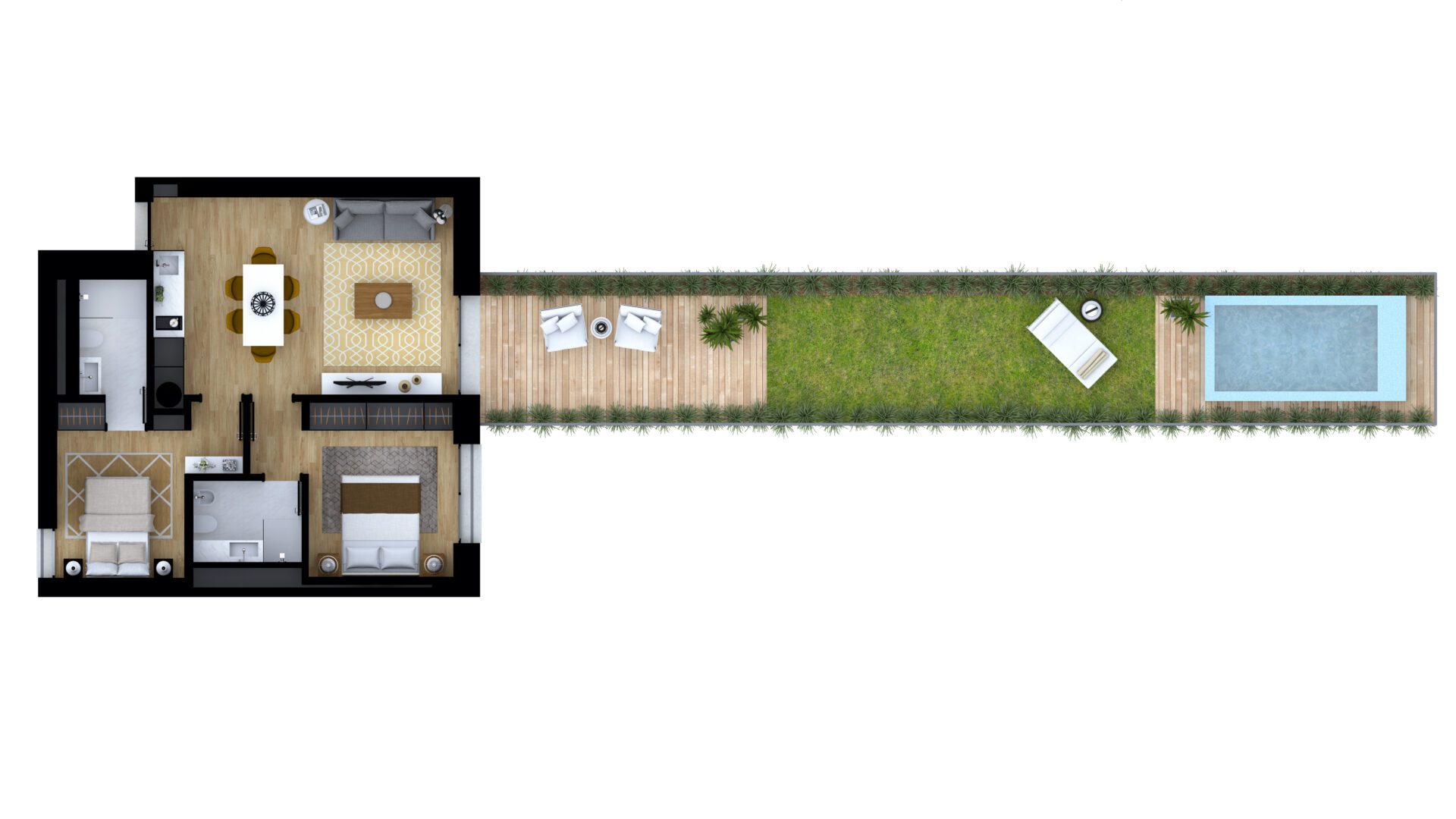 2 Bedrooms - OASIS 28